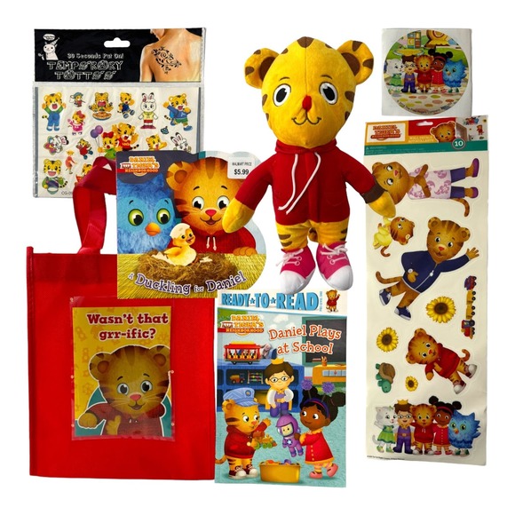 Handmade | Toys | Plush Daniel The Tiger Easter Basket Doll Story Book ...